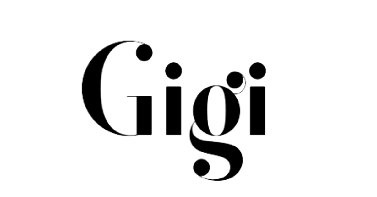 Gigi Logo Gigi Small Metallic Empire Signature Logo Messenger Bag